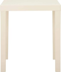 Zahradní stůl bílý 79 x 65 x 72 cm plast 315844