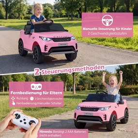 Costway 12 V Land Rover dětské elektrické odpružení autíčka LED music bezdrátové