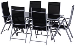 Outsunny sedací souprava pro 6 osob zahradní set zahradní nábytek z hliníku, odolný proti povětrnostním vlivům a moderní pro terasu a zahradu | Aosom…