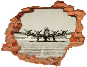Wallmuralia Foto fotografie díra na zeď Starý bombardér 90x70 cm