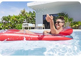 Červená plavecká matrace Bestway 43103 pro pohodlné plavání a relaxaci