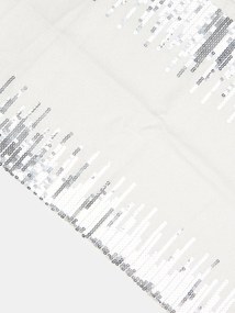 Sinsay - Běhoun na stůl s flitry - sříbrná