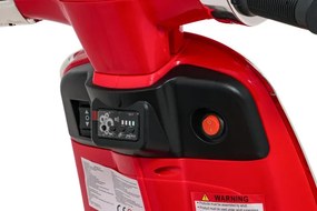 Elektrický skútr Vespa ROMA červený