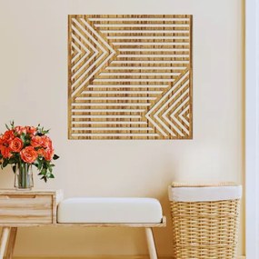 Dřevěný obraz s geometrickým vzorem pro stylový interiér | SENTOP HDF0487