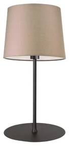 Ideal Lux Stolní lampa SET UP, BIG, ⌀16cm Barva stínidla: béžová, Barva podstavce: bílá