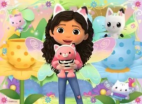 RAVENSBURGER Puzzle Gábinin kouzelný domek 4v1 / 12, 16, 20 a 24 dílků