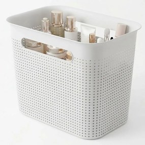 Rotho Úložný box s madly BRISEN 7l, 26x18x21cm, bílý