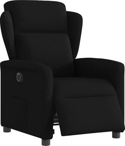 Elektrické polohovací křeslo černé textil 3303116
