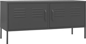 vidaXL TV skříňka 105 x 35 x 50 cm ocel [336231] Barva: Černá
