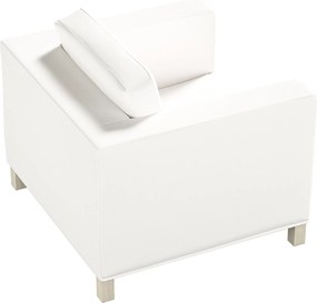 Potah na křesko IKEA Karlanda, krátký barva bílá
