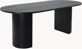 Oválný dřevěný jídelní stůl Bianca, 200 x 90 cm