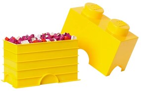 Žlutý úložný dvojbox LEGO®