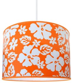 LAMPDAR | Děstský lustr FLOWERS 1xE27/60W/230V oranžová | SA0772