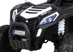 Ramiz Elektrická bugina UTV 2000M Racing bílá + MP3 zvuky a světla + dálkové ovládání + pomalý start