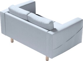 Potah na pohovku IKEA Norsborg 2-místná barva modrá látka pletený vzor