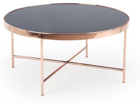 Konferenční stolek Luta (černá + růžová zlatá). 796713