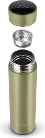 Lamart LT4085 - termoska s teploměrem, zelená