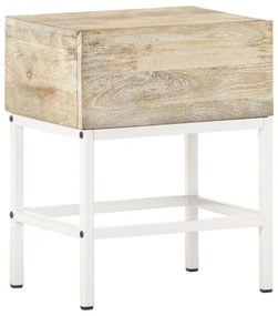 Noční stolek 40 x 30 x 50 cm masivní mangovníkové dřevo,  320920 HangarStore.cz