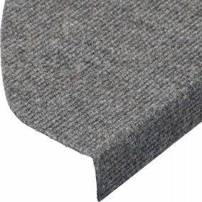 Samolepicí podložky na schody 20 ks šedá 65x22,5x3,5 cm 3365911