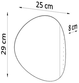 Sollux SL.0935 - Nástěnné svítidlo SENSES 2xG9/40W/230V černá