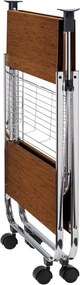 Dřevěný vozík na kolečkách DELUXE DINETT