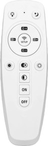 Toolight - LED stropní svítidlo APP818-CP + dálkové ovládání, zlatá, OSW-04028