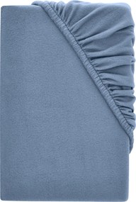 Livarno® Fleecové napínací prostěradlo, 180-200 x 200 cm (modrá)
