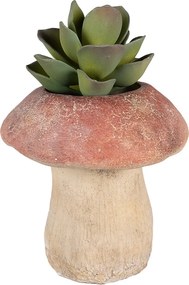 Cementový květináč houba Mushroom L - Ø 21*23 cm