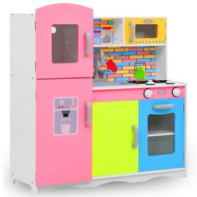 Dětská kuchyňka MDF 80 x 30 x 85 cm vícebarevná - Default Title