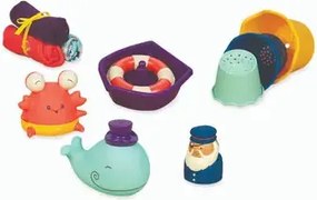 B-Toys Sada hraček do koupele Wee B. Splashy / od narození