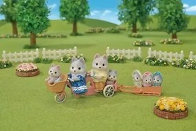 Sylvanian Families Rodina Husky s trojčaty / od 3 let