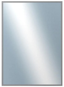 DANTIK - Zarámované zrcadlo - rozměr s rámem cca 50x70 cm z lišty Hliník platina | P269-019 (7269019)