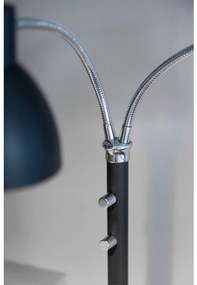 Halo Design 716685 stojací lampa Hudson 2L, černá/chrom, 135cm