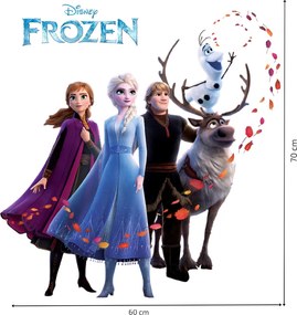 Samolepka na zeď "Frozen 2" 60x70cm