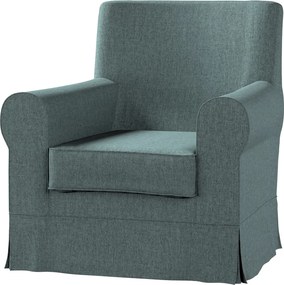 Potah na křeslo IKEA Ektorp Jennylund barva modrá látka pletený vzor