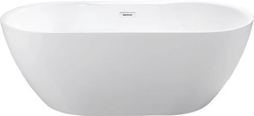 Besco Navia vana volně stojící 160 x 80 cm sifon bílá barva grafit VANNAVIA160WG3 Koupelny Bernold
