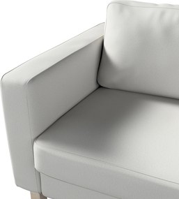 Potah na pohovku IKEA  Karlstad 3-místná, nerozkládací, krátký barva šedá látka pletený vzor