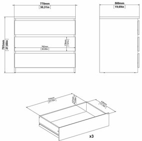 Tvilum Komoda Simplicity 235 jackson hickory