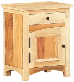 Noční stolek 40 x 30 x 50 cm masivní recyklované dřevo - Default Title