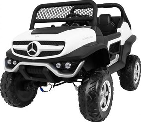 Ramiz Mercedes Benz Unimog elektrické autíčko pro děti bílé