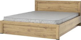 Postel 160x200 s roštem, úložným prostorem Sapori dub navarra