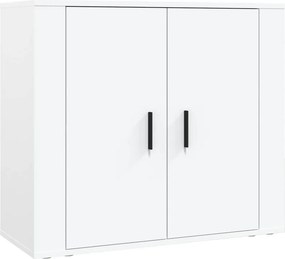 Skříň highboard bílá kompozitní dřevo 3185359