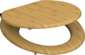 SCHÜTTE WC prkénko se soft-close mechanismem NATURAL BAMBOO [438760]