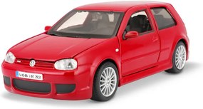 Maisto volkswagen golf r32 1:24 červená