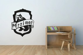 Lepy.cz Samolepka na zeď Harry Potter - Mrzimor Velikost (šířka x výška): l15x148cm, Barevná varianta: Tmavě modrá