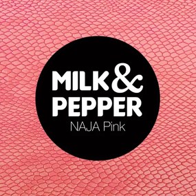 MILK&PEPPER Milkandpepper obojek pro psy Naja pink Velikost: 40x2 cm
