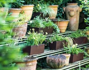 Il Giardino di Corten - Květináč TEBE DA BALCONE