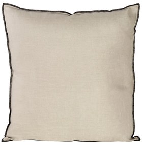DEKORAČNÍ POVLAK NA POLŠTÁŘ LEN5 45X45 CM BÉŽOVÁ