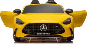 LEAN CARS Elektrické autíčko Mercedes GT63 AMG DK-GT63 24V LCD žluté