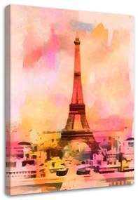 Gario Obraz na plátně Barevná Eiffelova věž - Andrea Haase Rozměry: 40 x 60 cm